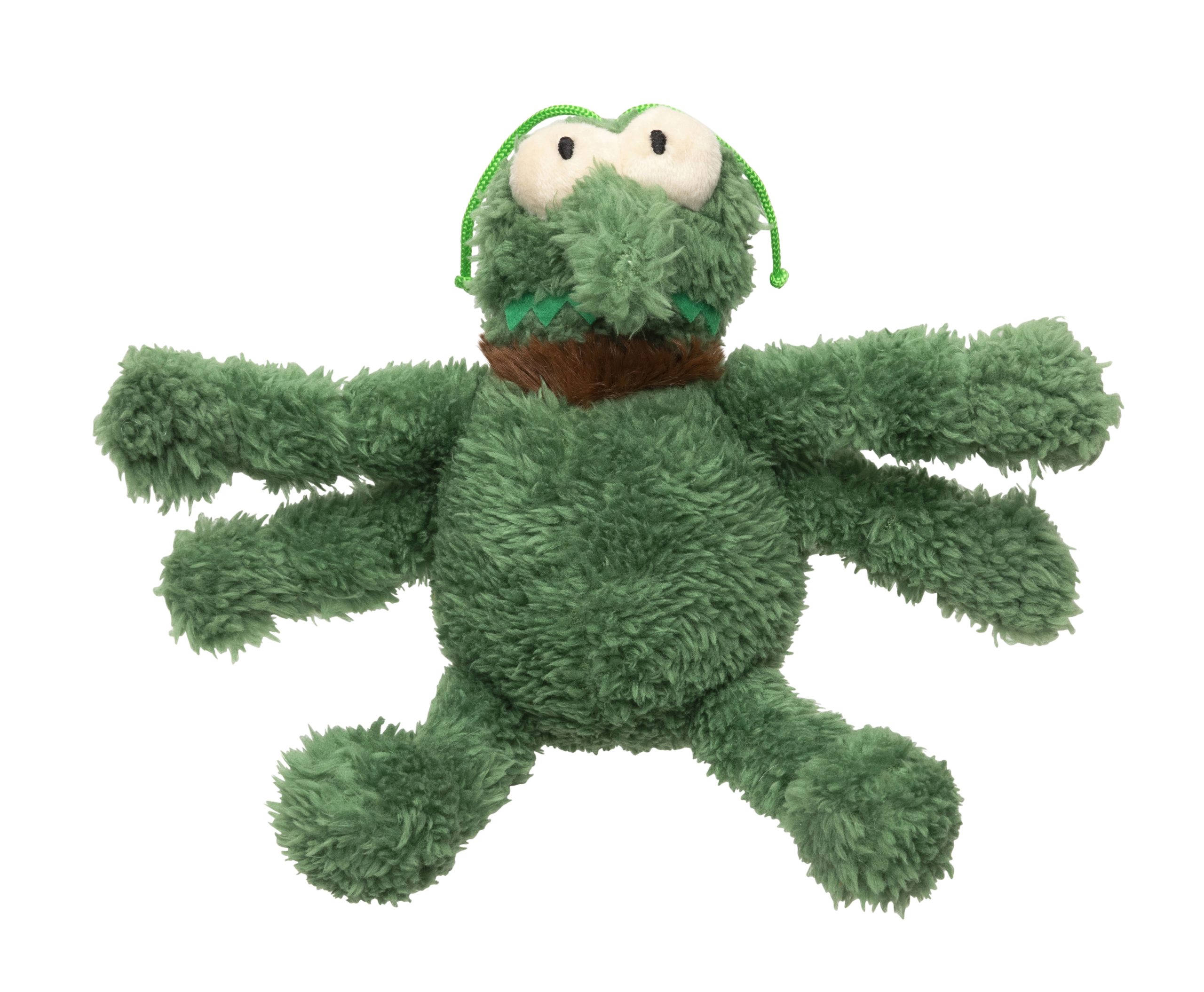 FuzzYard Plush Dog Toy - Scratchy Green Flea Small | PetMall Singapore