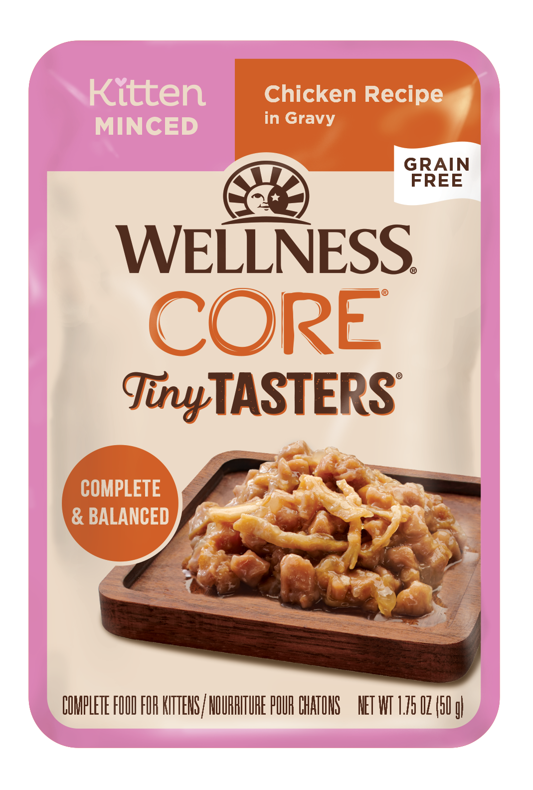 Wellness Core Tiny Tasters Kitten Pate Chicken Wet Cat Food | PetMall ...